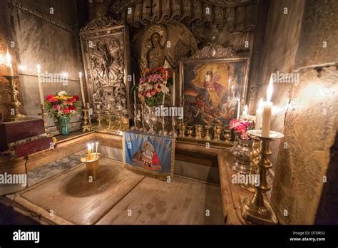 The Sepulcher In The Church Of The Holy Sepulcher Jerusalem Stock