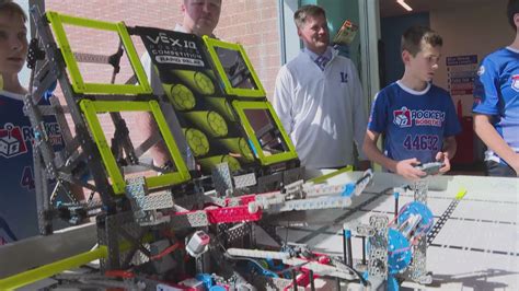 Rock Em Robotics Aims High At VEX Robotics World Championship After State Triumph Growing STEM
