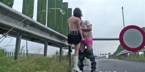Publicbanging Public Public Sex On A Highway