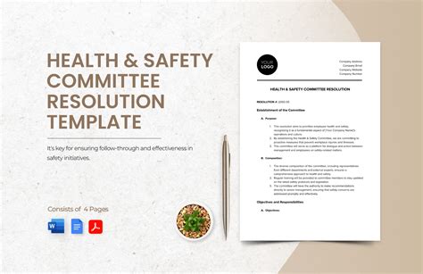 Editable Resolution Templates In Pdf To Download