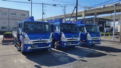 2022 9 24 3tユニック車3台入れ替えしました 清光ライン