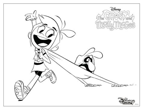 Fun Printable Coloring Pages From The Ghost And Molly Mcgee Skgaleana