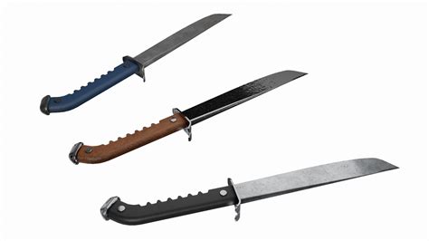 Dagger 3d Model Set Superhive Formerly Blender Market