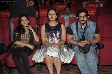 Huma Qureshi Arshad Warsi Madhuri Dixit At The Press Conference Of