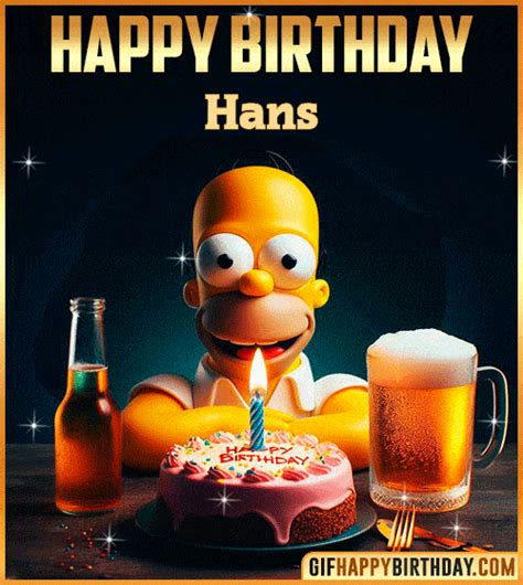🎉 Happy Birthday Hans  🎂 Funny And Personalized Animated Wishes