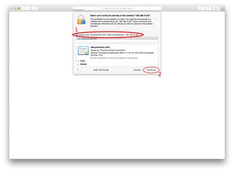 Import Certificate In Browser Proxmox Ve