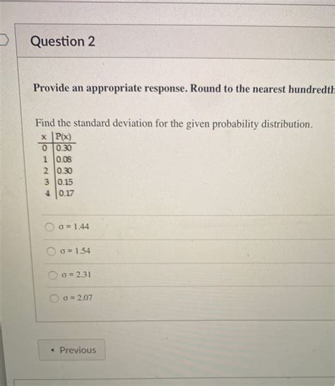 Solved Question 2 Provide An Appropriate Response Round To