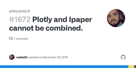 Plotly And Ipaper Cannot Be Combined · Issue 1672 · Plotlyplotlyr