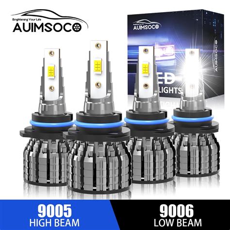 Auimsoco For Gmc Sierra 1500 1999 2006 9005hb3 9006hb4 Combo 4 Pack