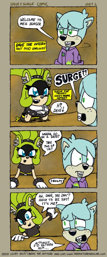 Dave The Intern X Surge The Tenrec Fanfiction Comic Part 1 The