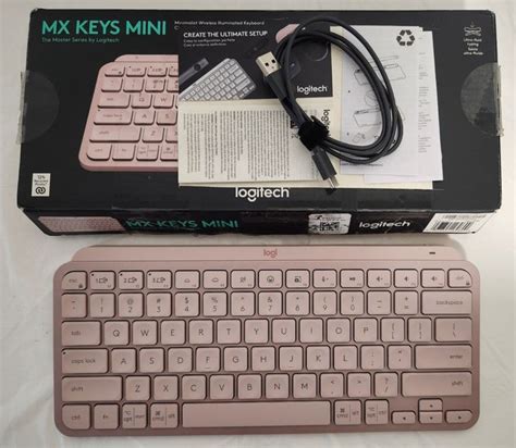 Logitech Mx Keys Mini Tkl Wireless Bluetooth Scissor Keyboard 920 010474 Rose Ebay Logitech
