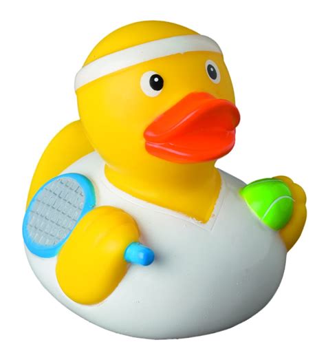 Tennisspieler Sportente Quietscheente Badeente Ca 8 Cm Gross 7 99