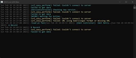 Çözüldü memoryui curl easy perform hatası