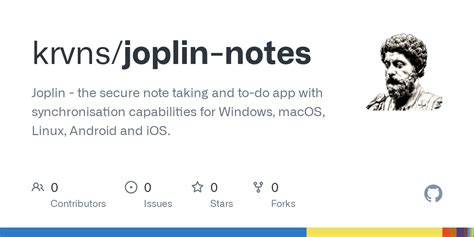 GitHub Krvns Joplin Notes Joplin The Secure Note Taking And To Do App With Synchronisation