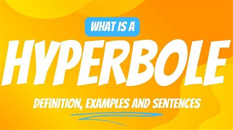Hyperbole Definition Examples Sentences Shahwaiz Essa Youtube