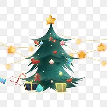Christmas Tree And Gifts PNG Vector PSD And Clipart With Transparent Background For Free