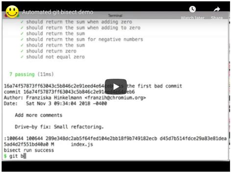 Github Fhinkel Git Bisect Demo Practice Git Bisect