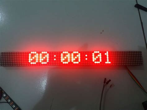 Diy Arduino Led Matrix Display 80x8 Px Led Matrix Arduino Led Arduino