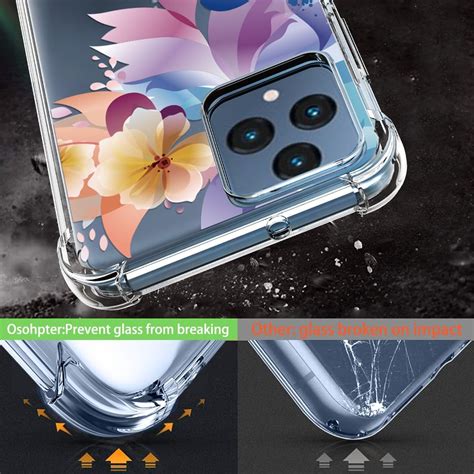 Osophter Funda para T Mobile Revvl G Revvl X G funda floral floral para niñas y mujeres