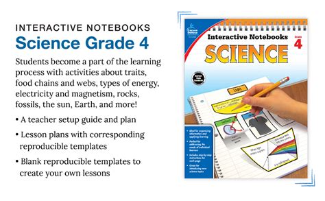 Carson Dellosa Science Interactive Notebook 4th Grade