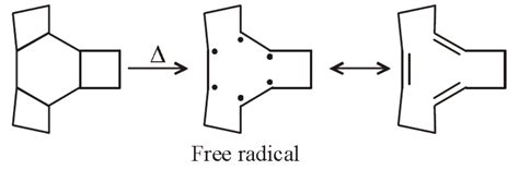The Strained Tetracyclic Alkane Is Isomerize Thermally To The Cyclic Alkene The Reaction Involves