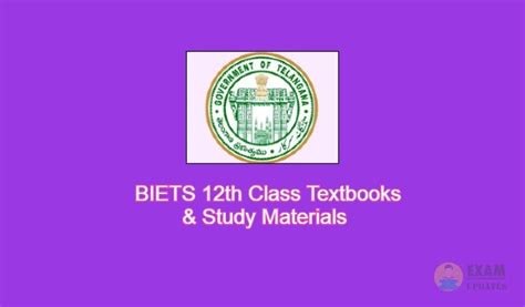 Biets Class 12 Textbooks Pdf 2025 Of All Subjects Download Inter 2nd