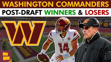 Washington Commanders BIGGEST Winners Losers After The 2023 NFL Draft