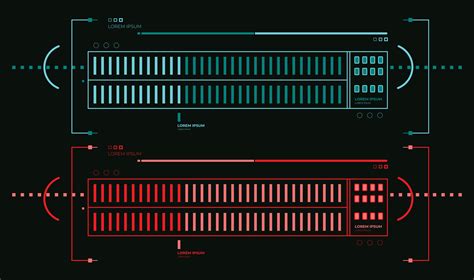 Deep Space Communication Interface Sci Fi Hud Interface Templet Design