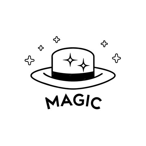 Premium Vector Magic Hat Logo Vector Art Ilustration 3