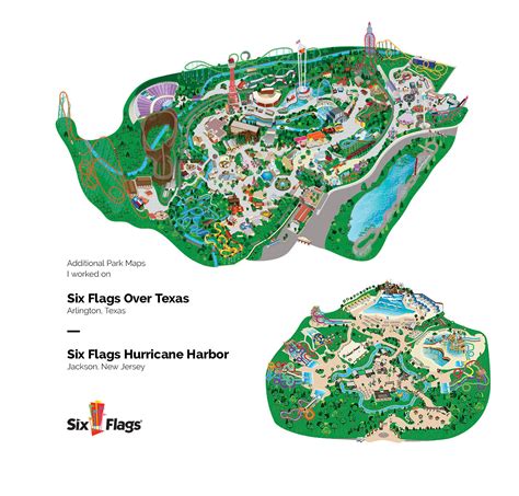 Six Flags Hurricane Harbor Map