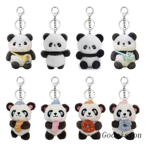 Bb Panda Keyring Plush Keychain Stuffed Keychain Bag Pendant Cute Panda