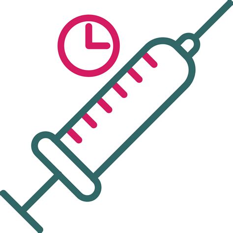 Syringe Line Two Color 14482515 Vector Art At Vecteezy