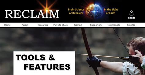 Tools Features RECLAIM Sexual Health Sexual Addiction Recovery United States