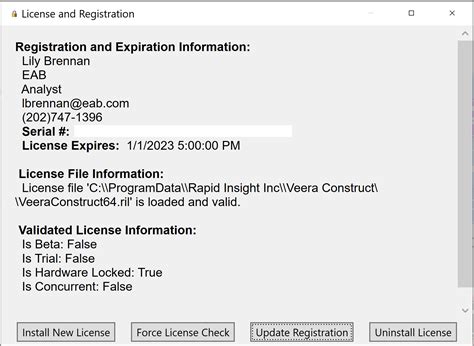 Construct User Setup And Software Installation Eab Rapid Insight