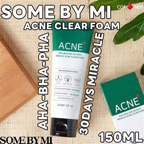 Some By Mi Aha Bha Pha 30days Miracle Acne Clear Foam 100ml คลีนเซอร์
