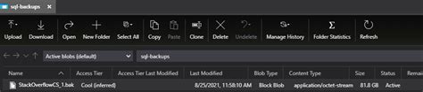 Azure Block Blob Limitation Database Administrators Stack Exchange