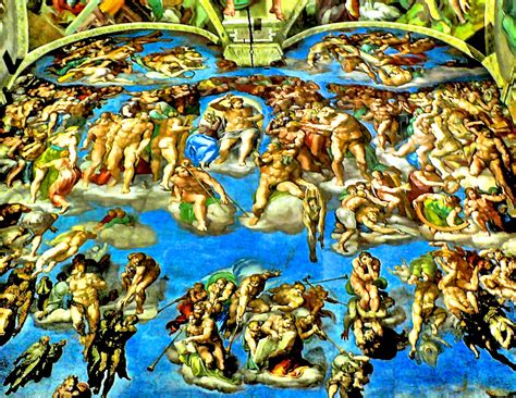 Sixtinische Kapelle Das Jüngste Gericht Michelangelo Buonarroti