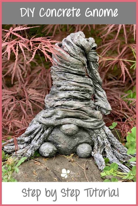 Easy Cheap Diy Concrete Garden Gnome Yard Gnomes Diy How To Make