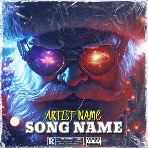 Christmas Album Cover Music Art Trap Mixtape Template Postermywall