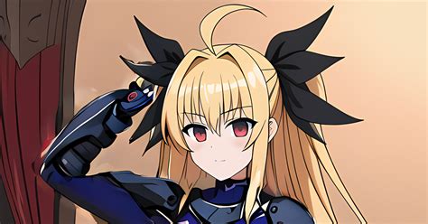 フェイト・テスタロッサ ナンバーズ化したフェイト かぜまるのイラスト Pixiv