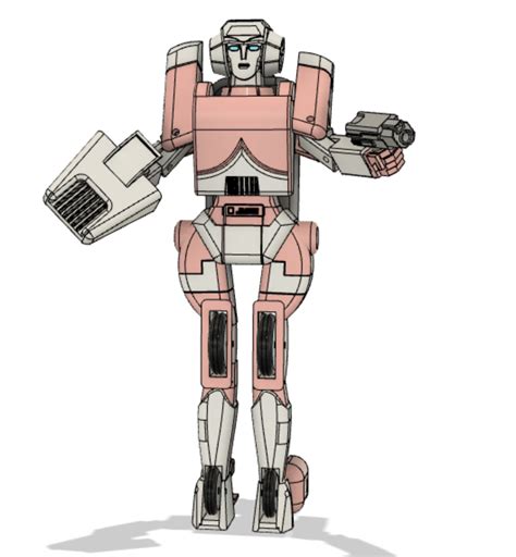 Heavy Scratch G1 Arcee Prototype 3d Printed Page 2 Tfw2005
