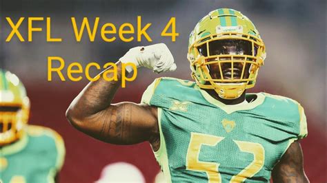 Xfl Week 4 Recap Youtube