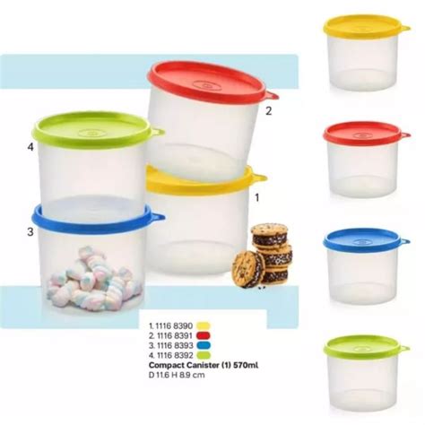 Tupperware Exclusive Item Compact Canister 1pc Shopee Malaysia