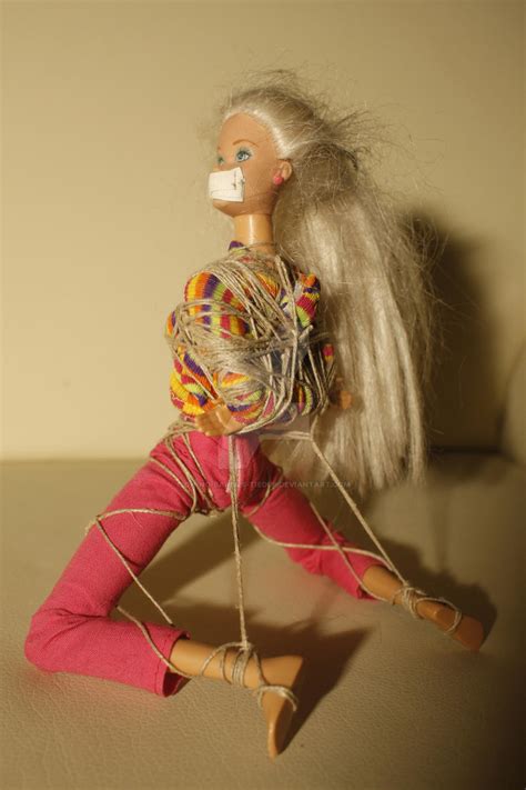 Barbie On Her Knees By Oh No Barbies Tiedup On Deviantart