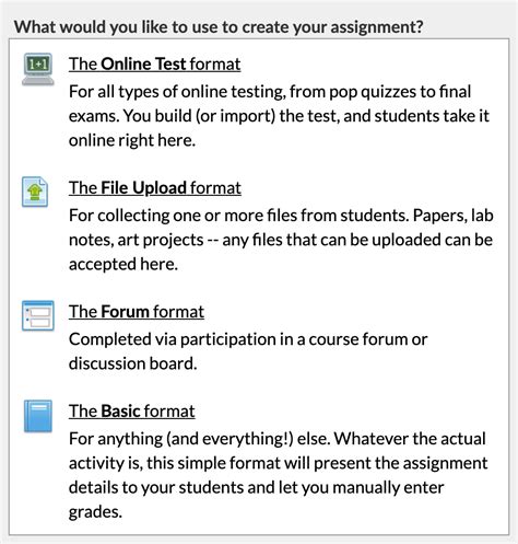 Assignment Formats Carolina University