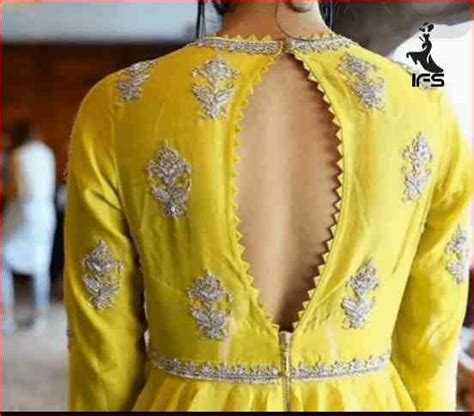 25 Simple And Unique Suit Back Neck Designs