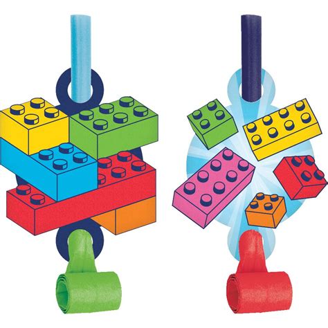 48 Pc Bulk Block Bash Toy Blocks Party Blower Horns Michaels