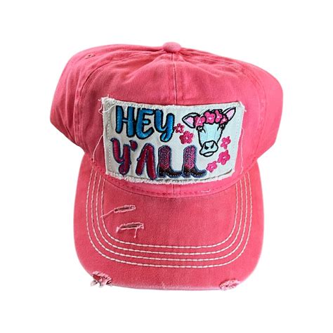 Hey Yall Melon Hat Etsy