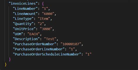 Error 400 Response From Oracle Rest Api Unable To Parse Payload