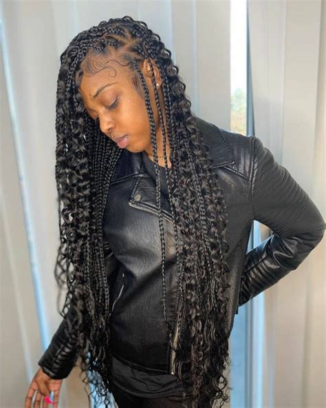 Top 10 Goddess Box Braids Styles For Summer And Beyond Goddess Braids Hairstyles Box Braids